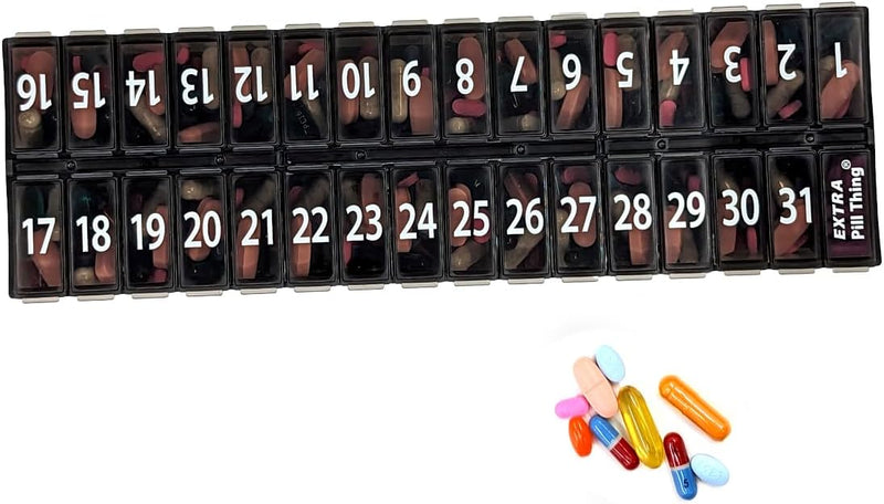 Monthly Pill Organizers - Includes 4 week and 31 day pill organizers ...