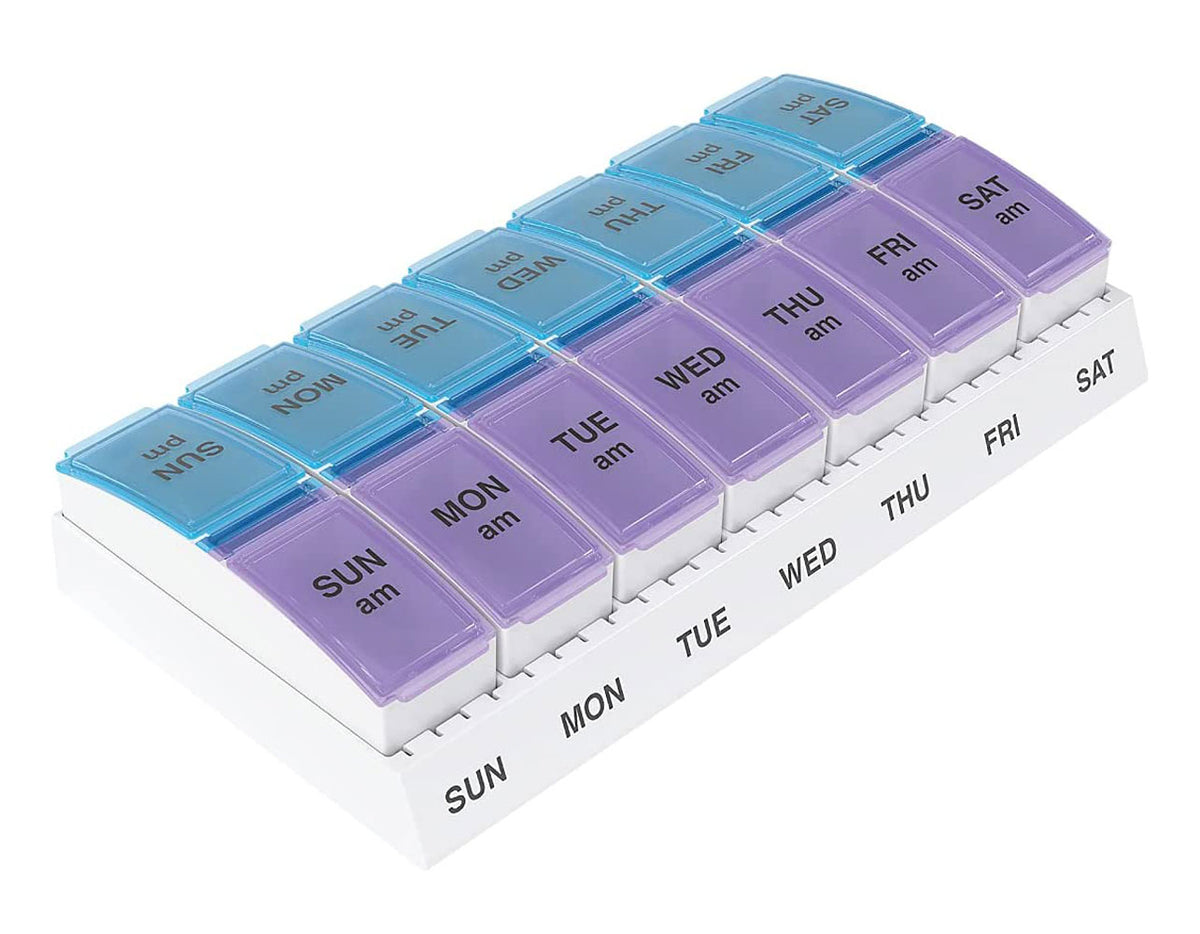 PillThing.com - Twice a Day Removable Pill Organizer – Pill Thing