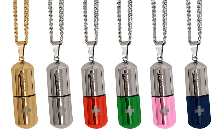 Necklace, Bracelet, and Key Ring Pill Box Products - PillThing.com ...